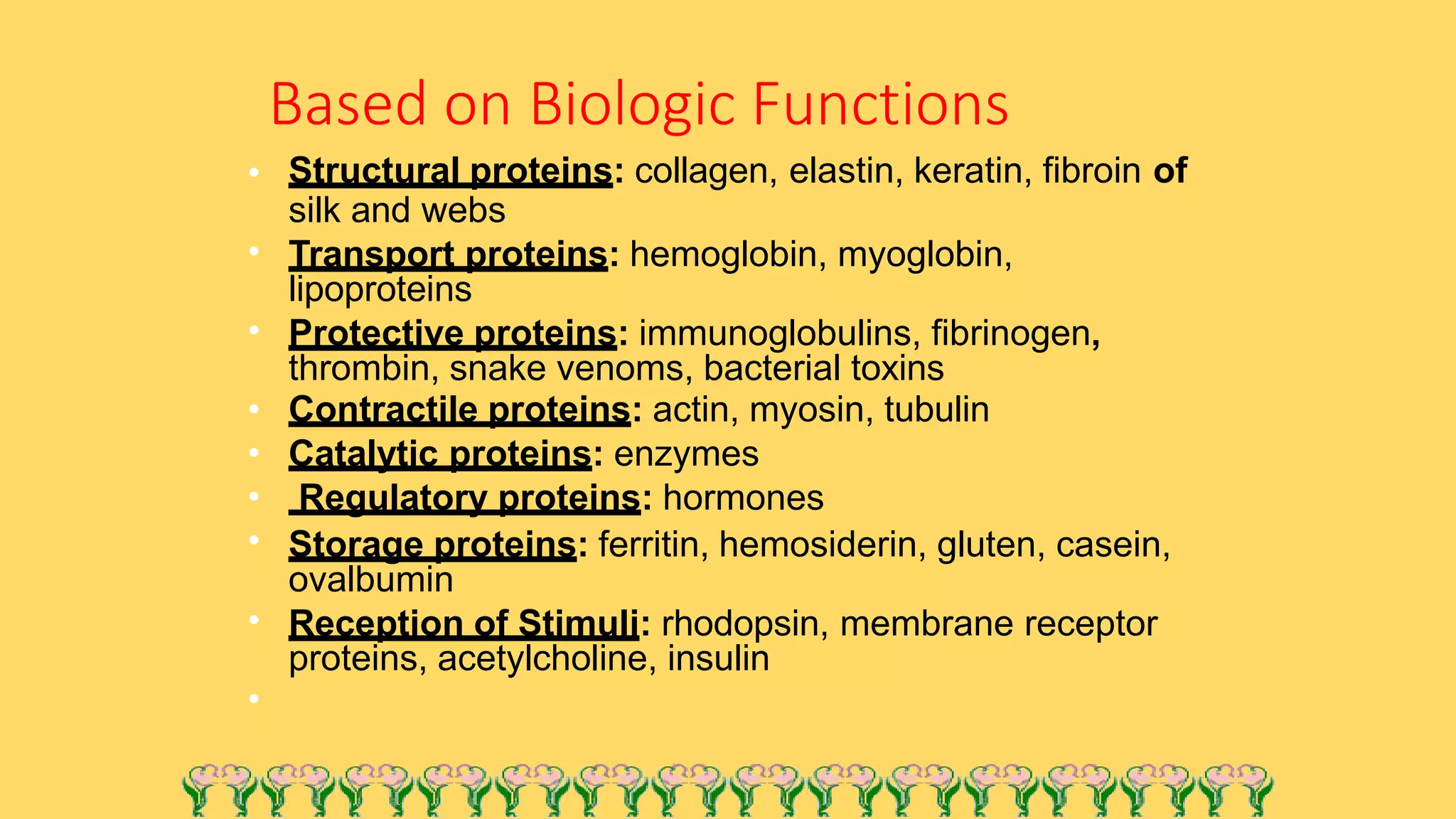 Lec.3 protein chem.classification | PPT