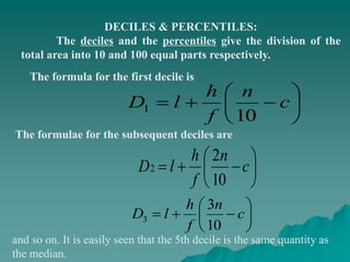 Quartiles, Deciles and Percentiles | PPT