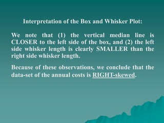 Box and Whisker Plot in Biostatic | PPT