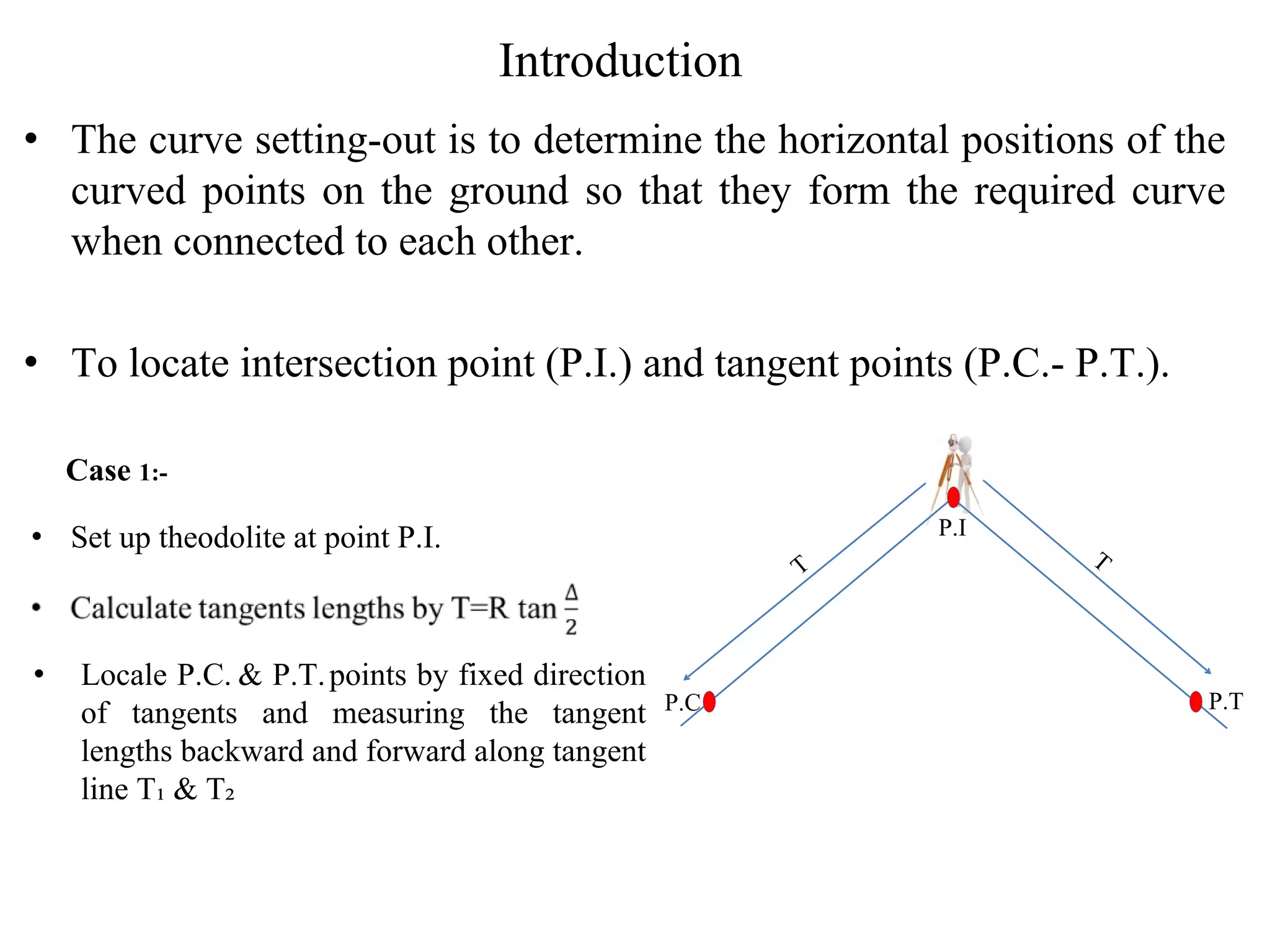 Lec. 11 setting out simple circular curve | PDF