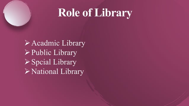 Introduction to library science | PPTX | Technology & Computing