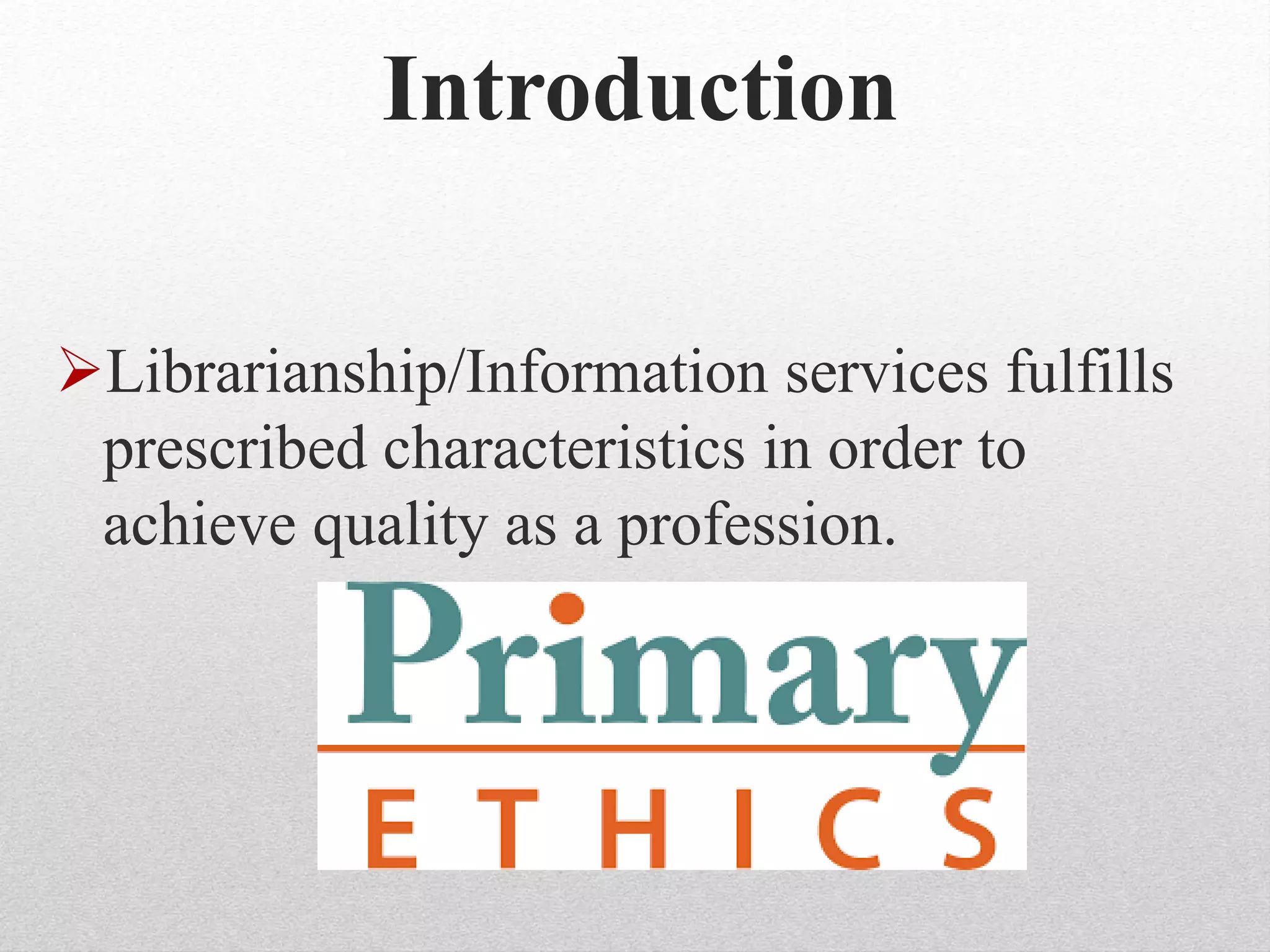Library Ethics | PPT