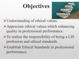 Library Ethics | PPTX