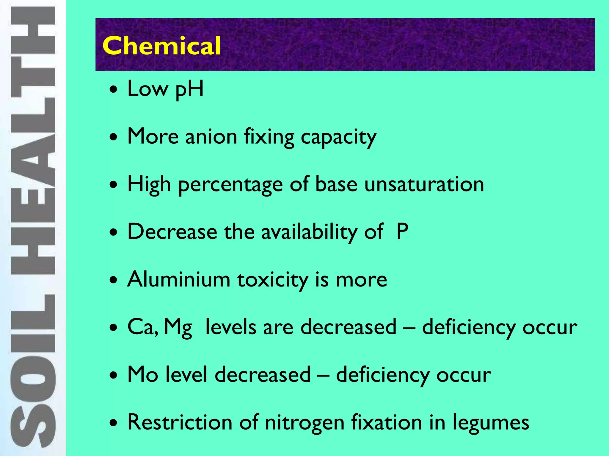 Acid soil and acid sulphate soil, genesis and characteristics | PDF