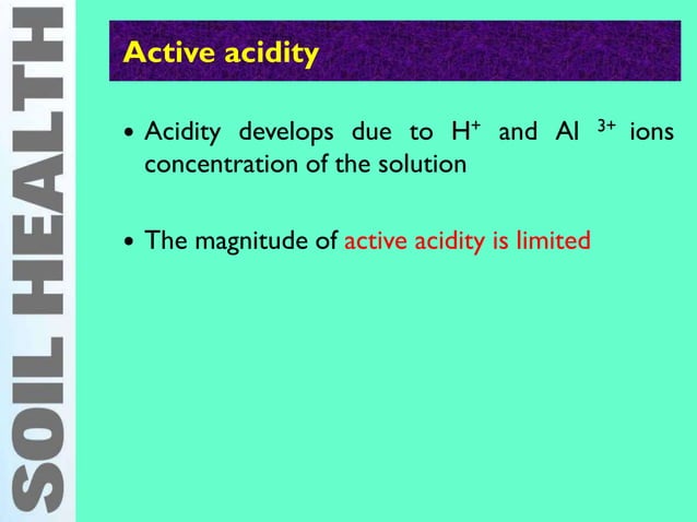 Acid soil and acid sulphate soil, genesis and characteristics | PDF
