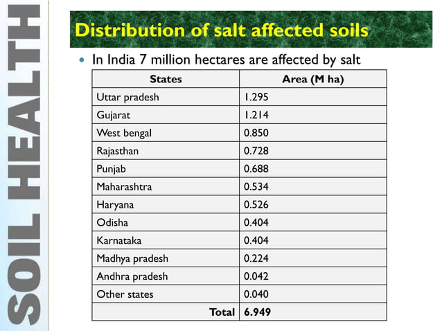 Formation & Classification of salt affect soils | PDF | Chemistry | Science