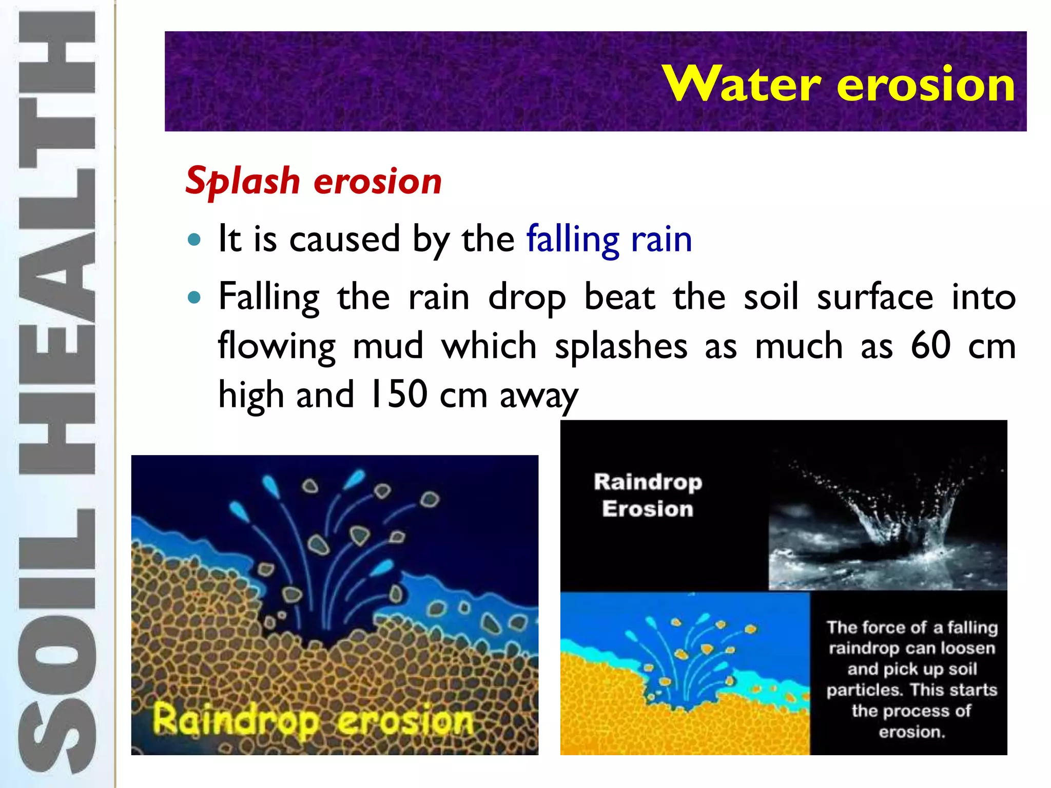 Eroded soil – genesis, types and characteristics water sheet, rill ...