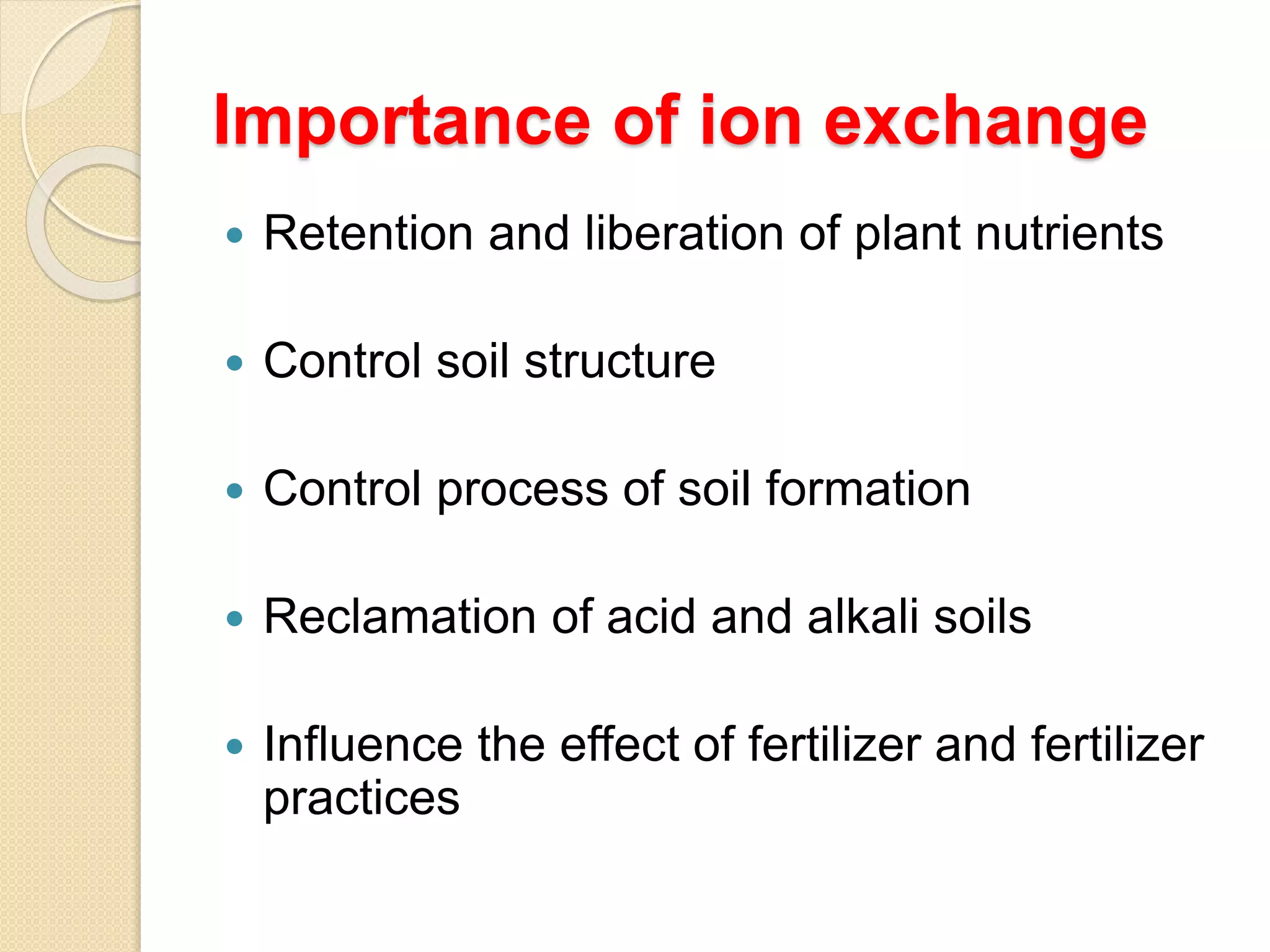 Sources of charges in soil | PPTX