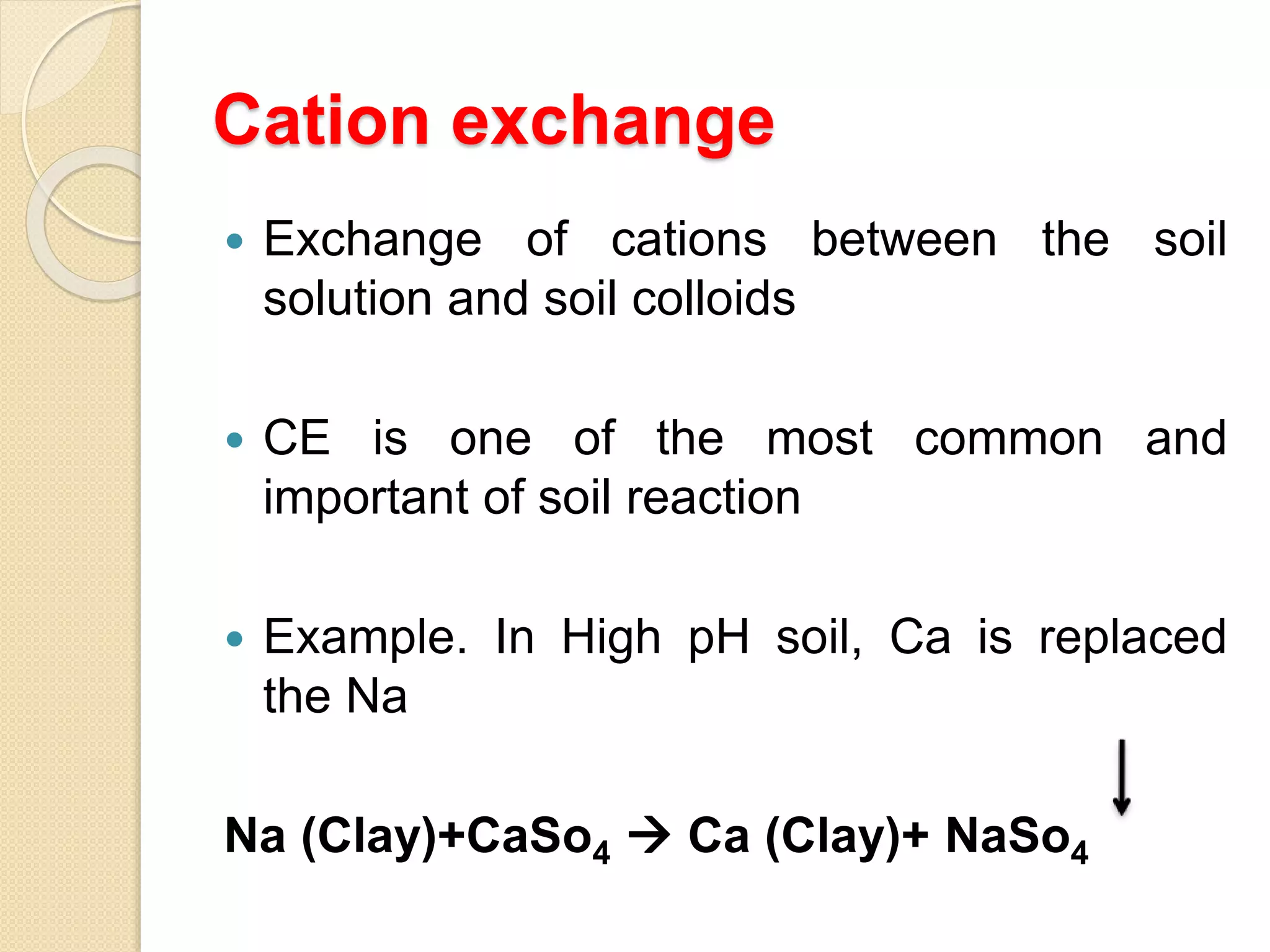 Sources of charges in soil | PPTX