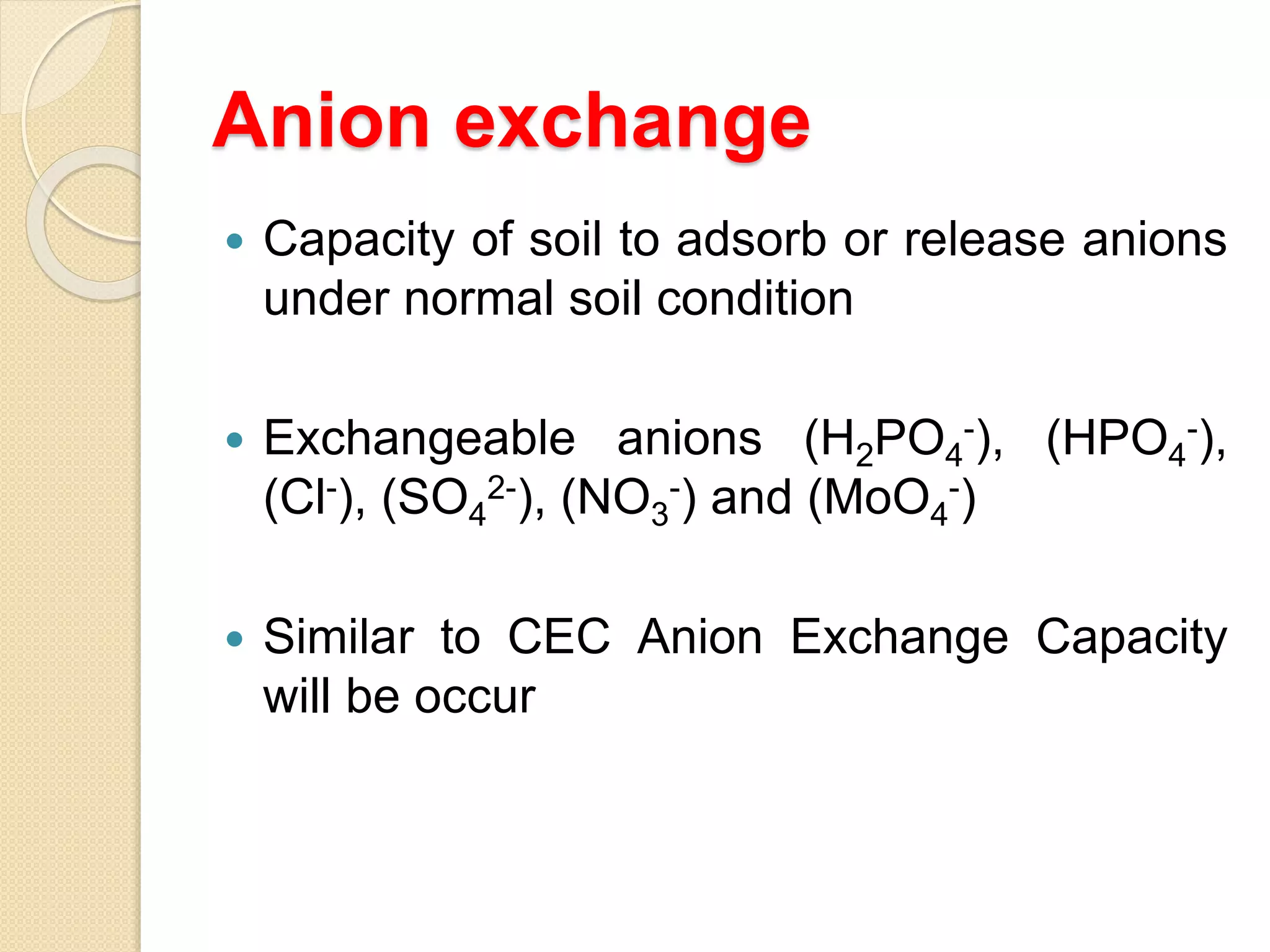 Sources of charges in soil | PPTX