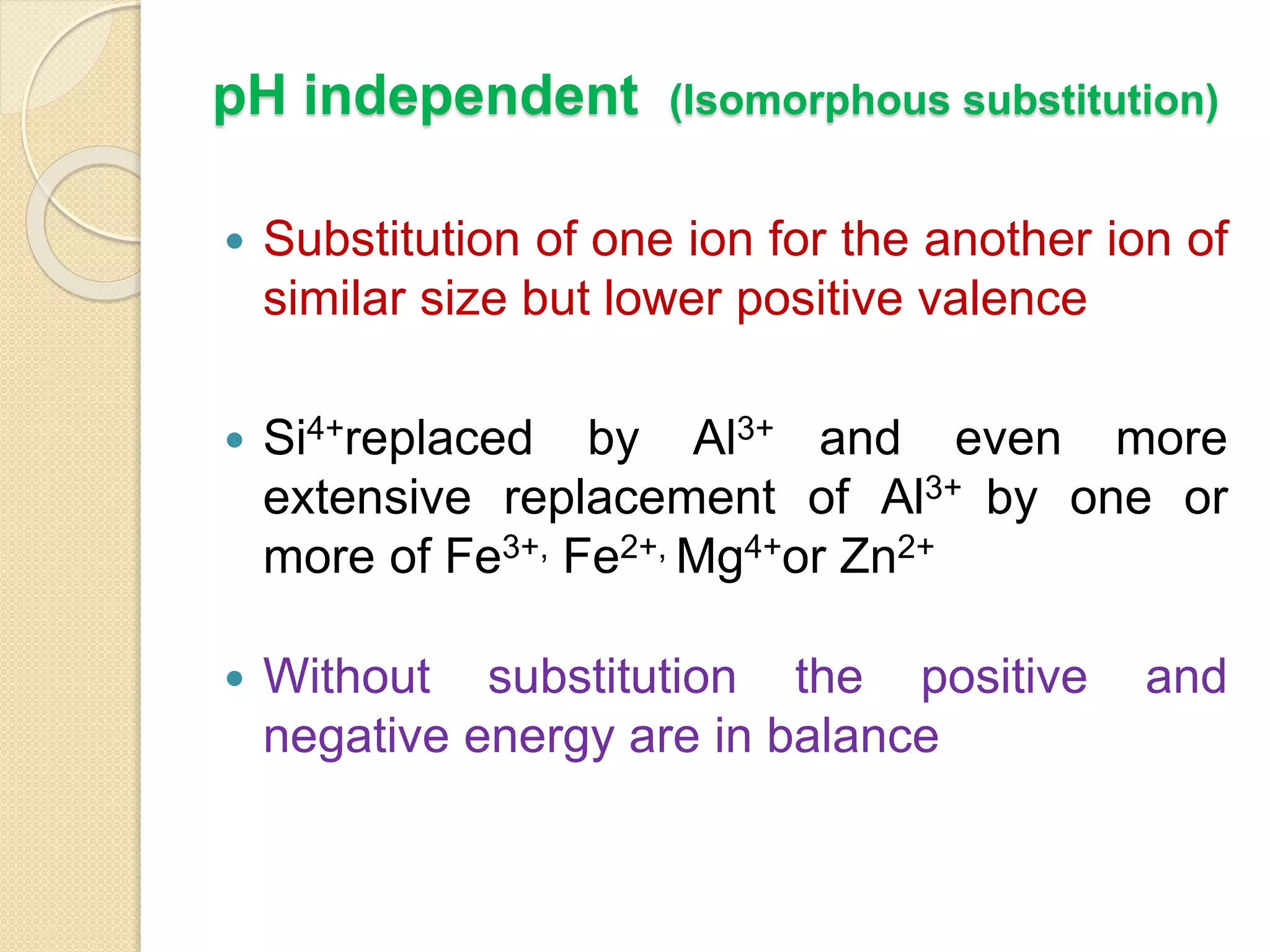 Sources of charges in soil | PPTX