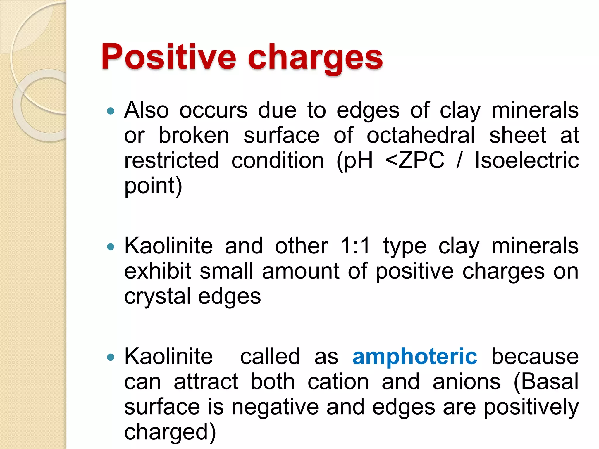Sources of charges in soil | PPTX