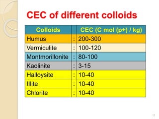 Sources of charges in soil | PPTX