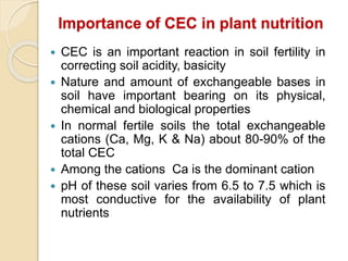 Sources of charges in soil | PPTX