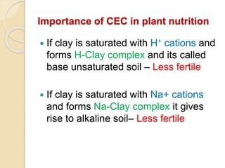 Sources of charges in soil | PPTX