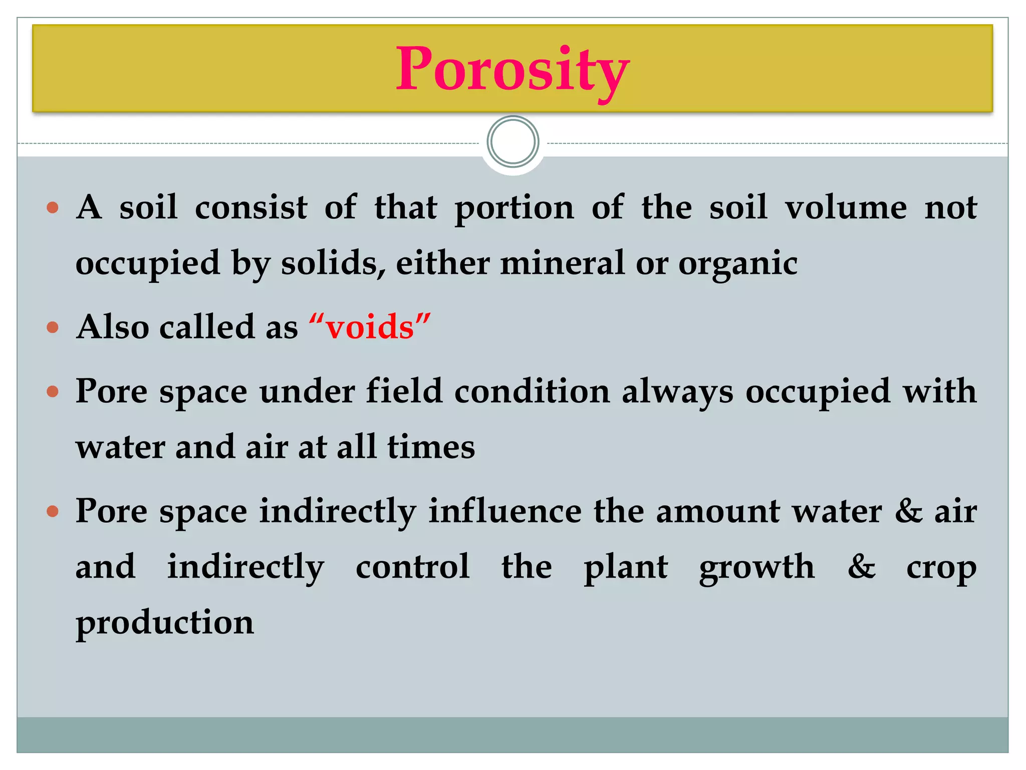 Soil bulk density particle density | PPTX