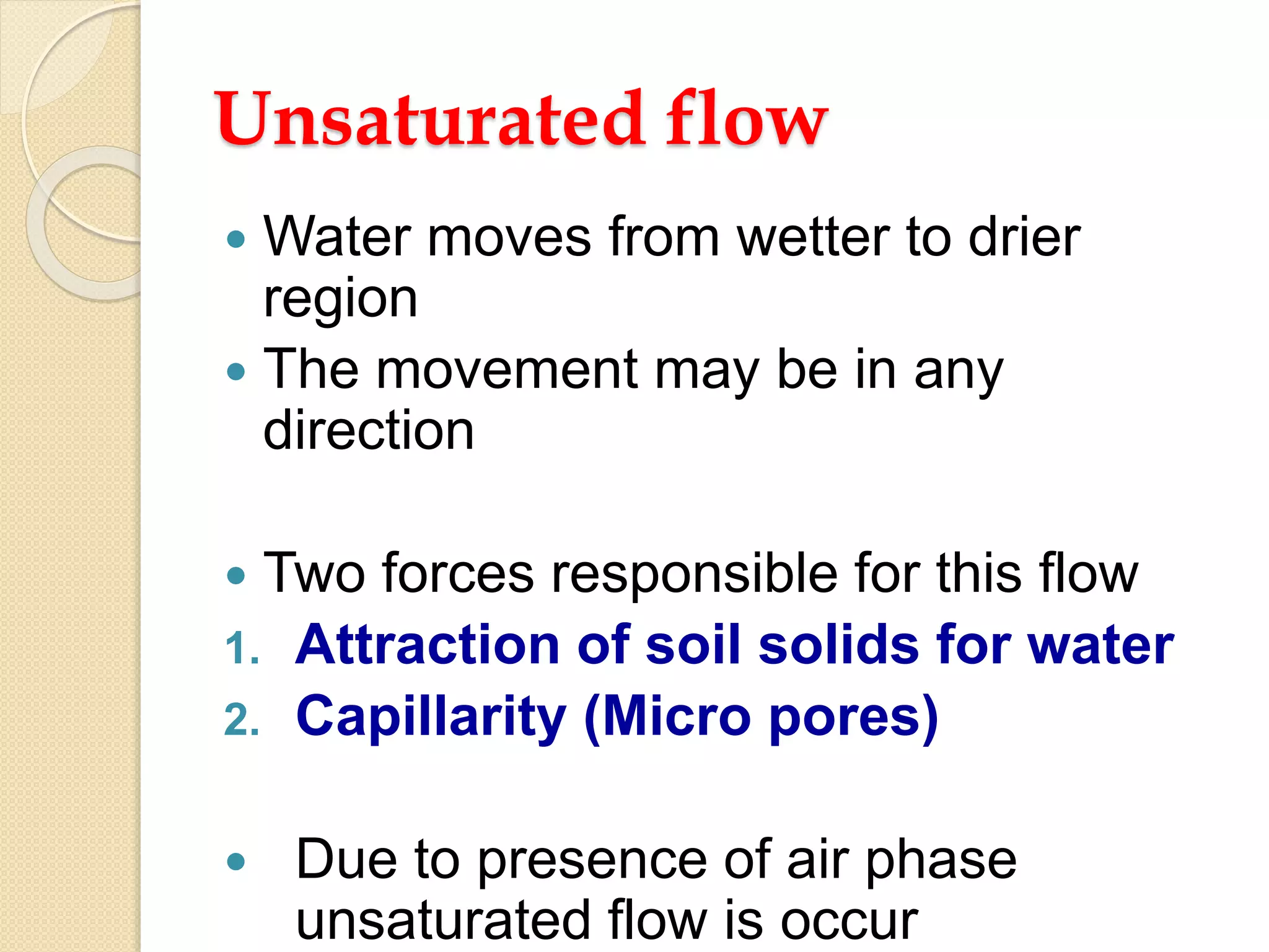 Soil water movement | PPTX | Gardening | Home & Garden