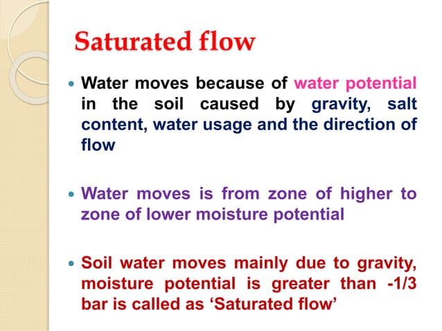 Soil water movement | PPTX | Gardening | Home & Garden