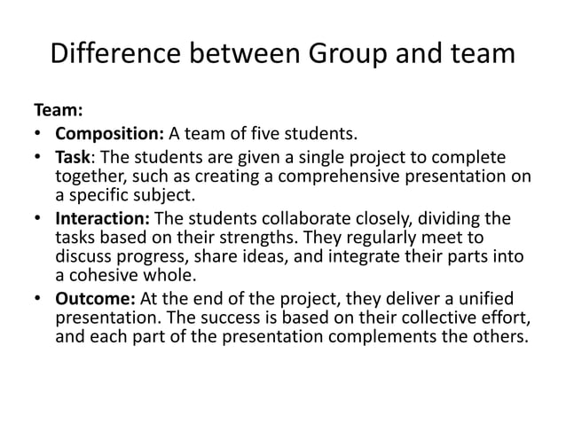 Lec-22-2.pptx Difference between groups and teams | PPT
