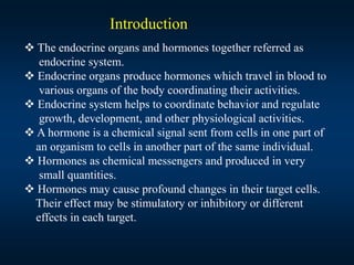 Lec. 21 Structure and functions of secretary(Endocrine) system in ...