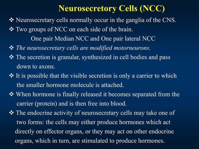 Lec. 21 Structure and functions of secretary(Endocrine) system in ...