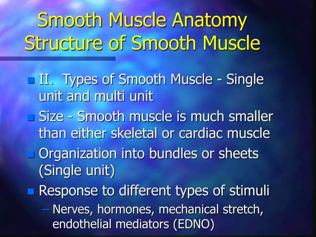 Lec. 21new - Smooth Muscle Anatomy.ppt | Biological Sciences | Science