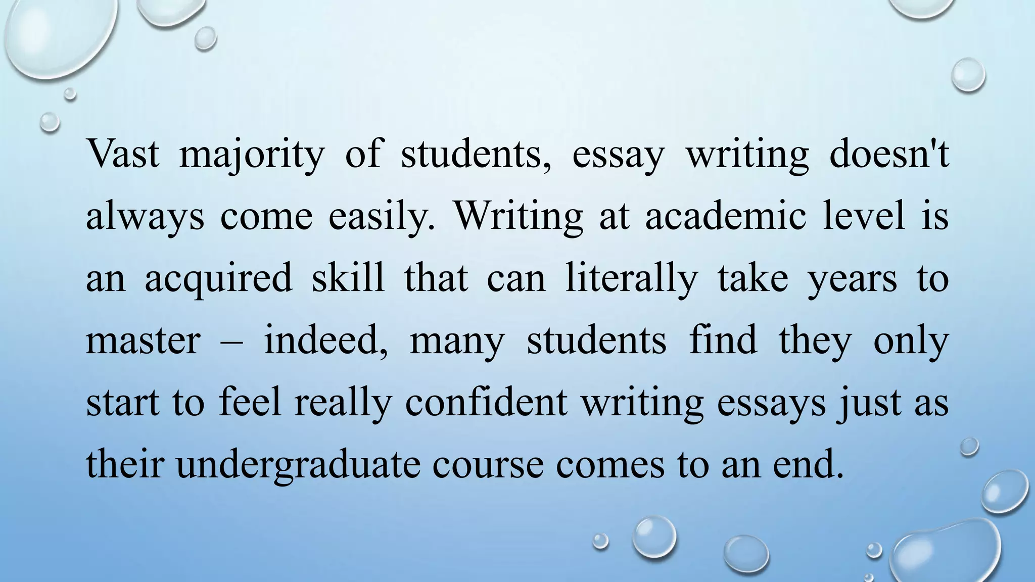 academic writing | PPT
