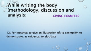 academic writing | PPTX