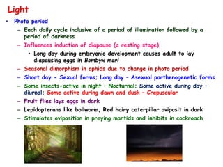 Lec. 14. Abiotic factors - Physical, nutritional and host plant ...