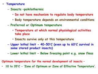 Lec. 14. Abiotic factors - Physical, nutritional and host plant ...