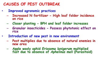 Lec. 15. Pests - Definition - Categories, Causes for outbreak of pests.ppt