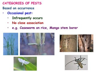 Lec. 15. Pests - Definition - Categories, Causes for outbreak of pests.ppt