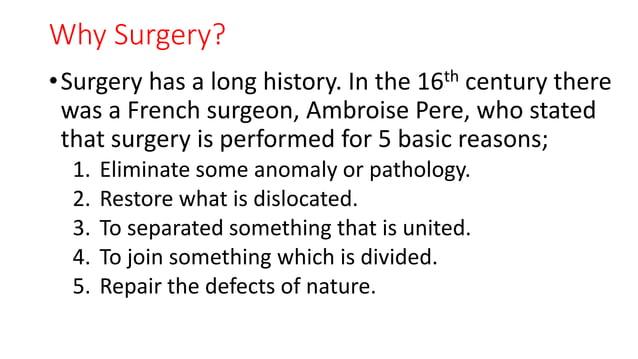 LEC. 1 INTRODUCTION TO SURGERY & APPROACH TO A SURGICAL PATIENT.pptx