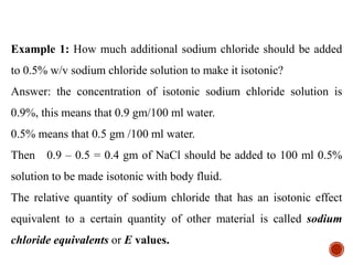 Lecture . One (isotonic solution ).pptx | Blood Disorders | Diseases ...