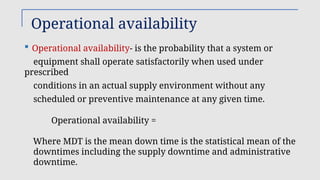 Reliability,maintainability and availability | PPTX | Operating Systems ...