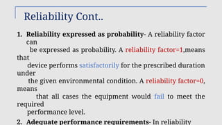 Reliability,maintainability and availability | PPTX | Operating Systems | Computer Software and ...