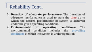 Reliability,maintainability and availability | PPTX | Operating Systems ...