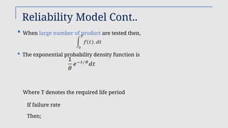 Reliability,maintainability and availability | PPTX