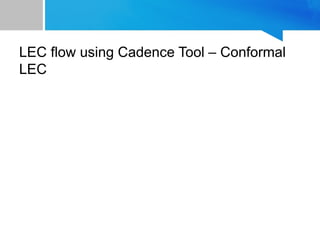 LEC lectrure on formal verification detail | PPT
