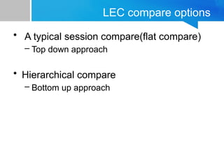 LEC.pptx lectrure on lec formal tool for vlsi | PPTX