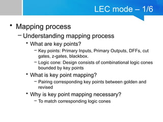 LEC.pptx lectrure on lec formal tool for vlsi | PPTX