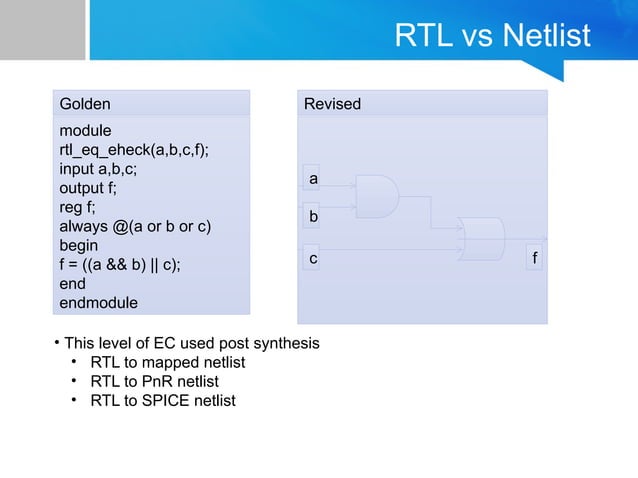 LEC.pptx lectrure on lec formal tool for vlsi | PPTX