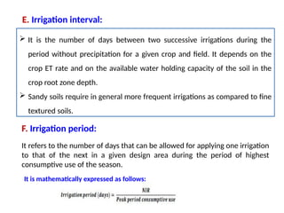 Lec.No. 9.Crop coefficients and water requirement.pptx