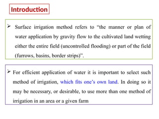 Surface Irrigation methods.Lec.No. 14.pptxLec.No. 12.pptx