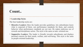 Lec-25-1.pptx Behavioral Theories of Leadership | PPTX