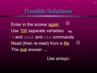 Lec 25 - arrays-strings | PPT