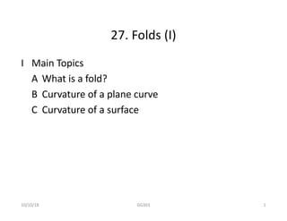 Folds and their types ( structural geology) | PDF