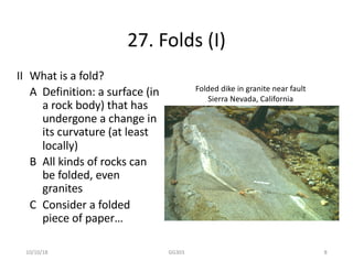 Folds and their types ( structural geology) | PPT