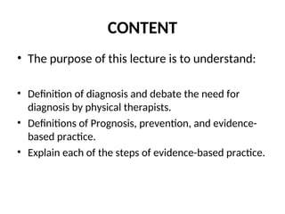 LEC.01. DIAGNOSIS, PROGNOSIS, AND PREVENTION.ppt