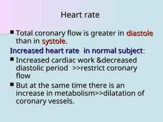 LEC.07. Coronary circulation.ppt LEC.07. Coronary circulation.ppt